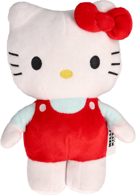 Hello Kitty Plush Knuffel 25 cm Rood | bol