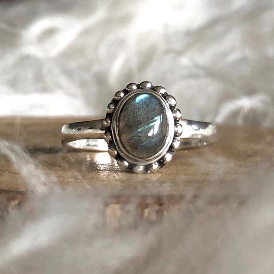 Zilveren ring Labradoriet | bol.com