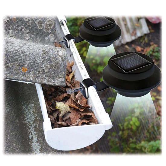 Genius Ideas Rain Gutter Solar Light- Set of 3 | bol.com
