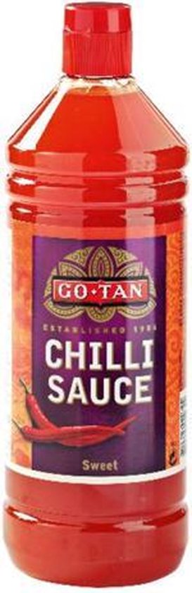 Go-Tan Chilli sauce sweet - Fles 1 liter | bol