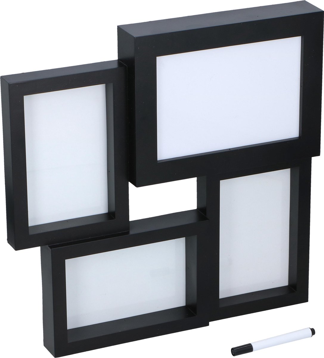 Cadre photo Grundig avec caisson lumineux - pour 3 photos ...