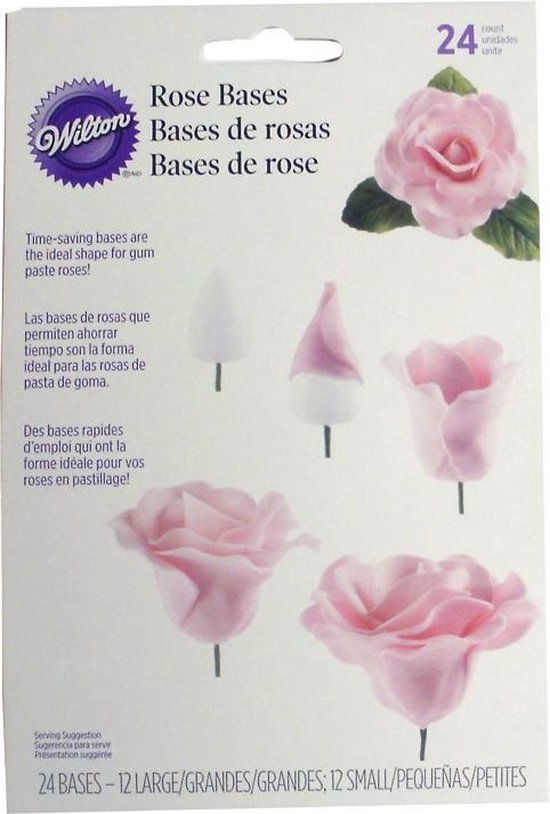 Rose bases / basis voor rozen - set van 24 - Wilton | bol.com