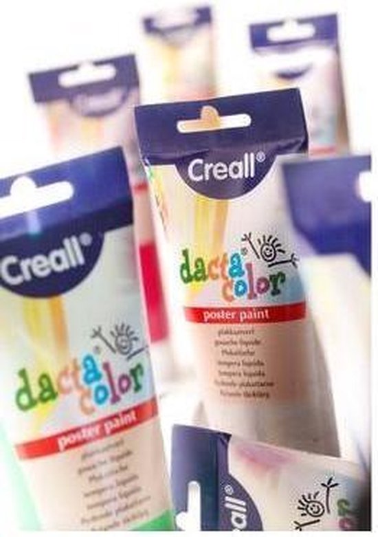 Creall 1 TB Dacta color - plakkaatverf wit 250 ML 30521 | bol.com