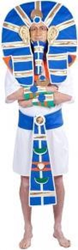 Luxe farao kostuum met hoofdtooi voor heren | bol.com