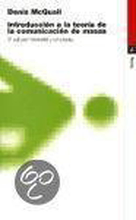 Introduccion a La Teoria De La Comunicacion De Masas/ Mass Communication Theory: An... | bol