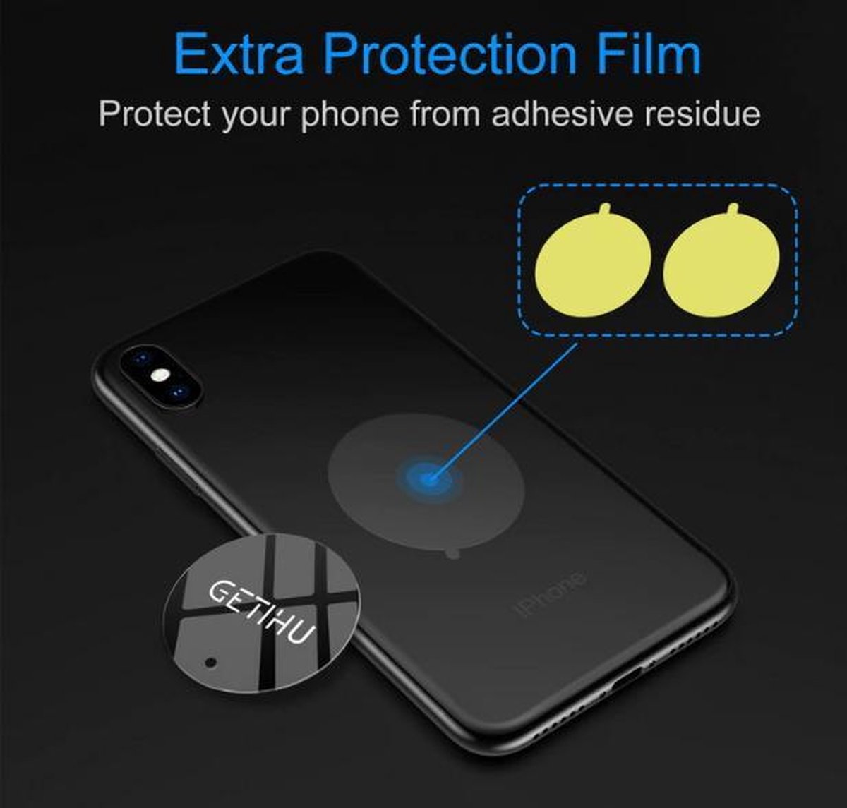 | Telefoonhouder | Auto | Universele 3M Sticker Dashboard Magneet ...