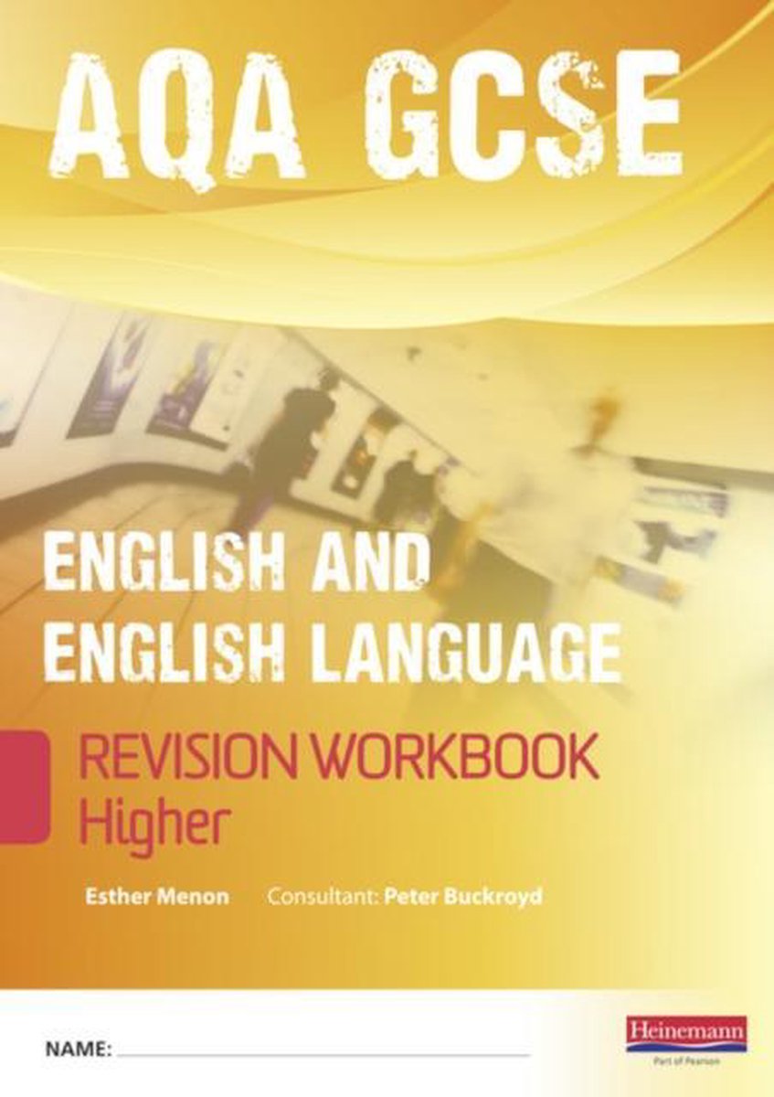 Revise GCSE AQA English Language Workbook Higher Pack of 10 ...
