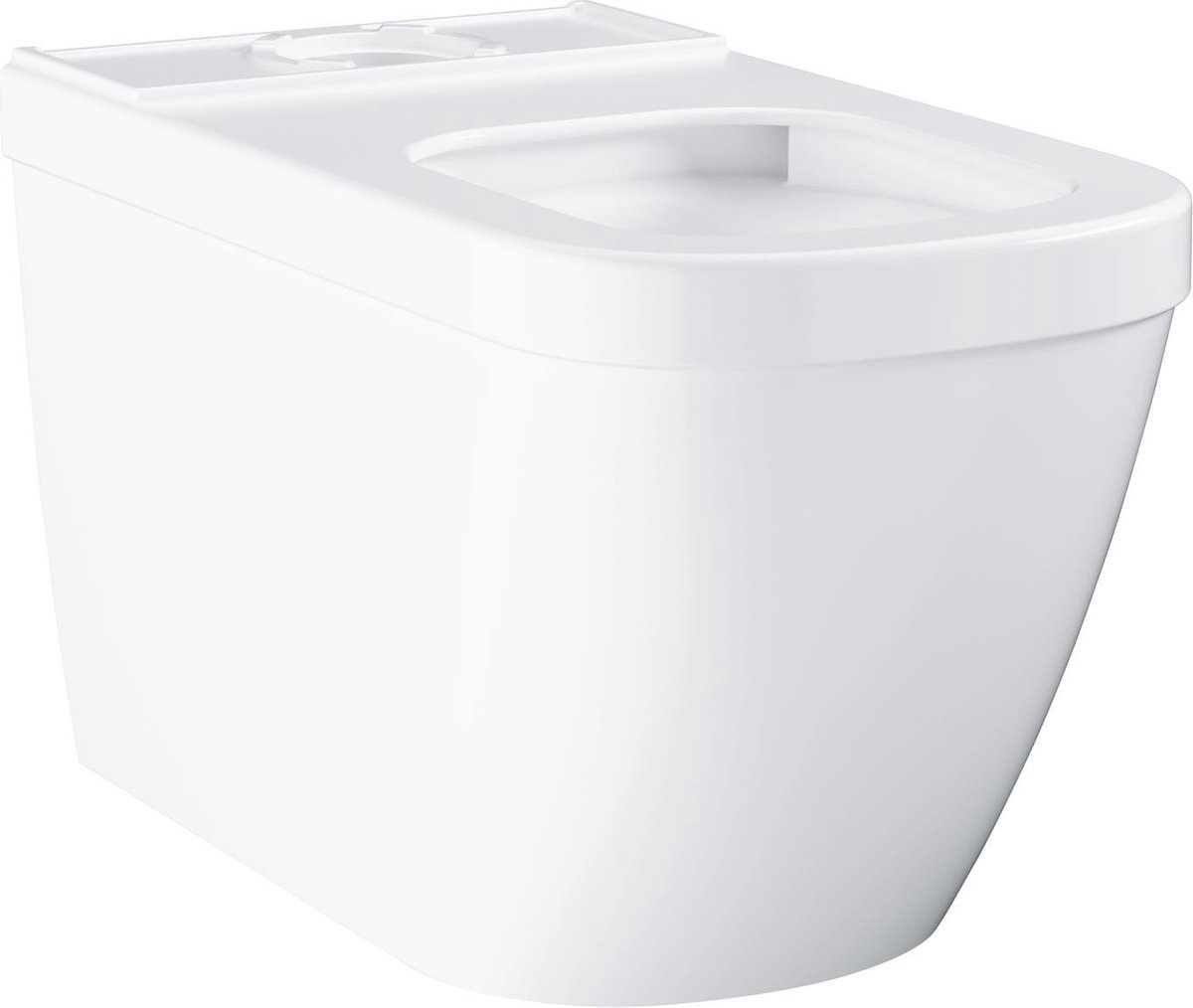 Grohe Euro keramiek staand duobl.closet spoelrandloos zonder reservoir ...