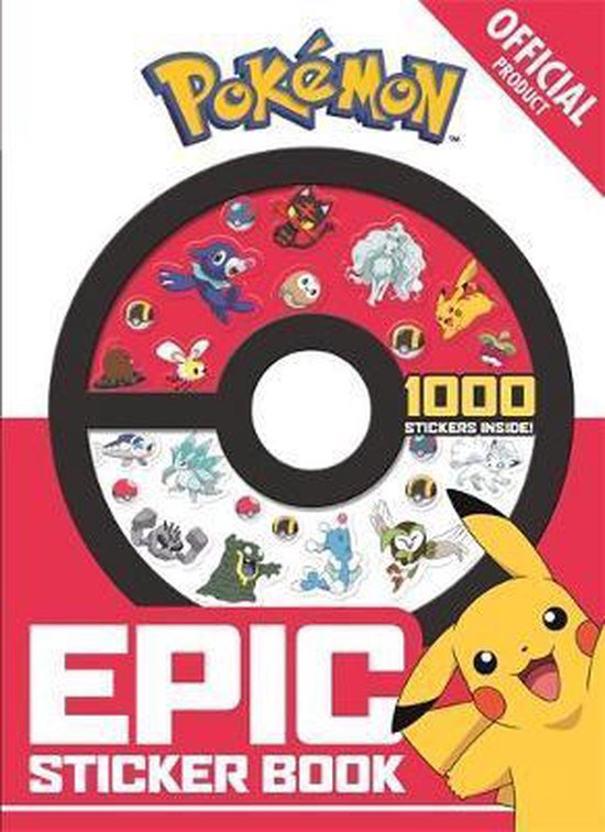 The Official Pokemon Epic Sticker Book, Pokémon | 9781408357446 ...