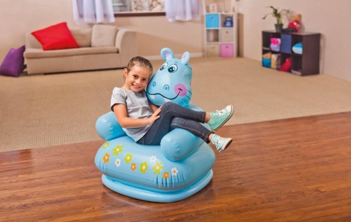 Chaise Gonflable Intex Hippo Bleu 65 X 64 X 74 Cm | bol.com