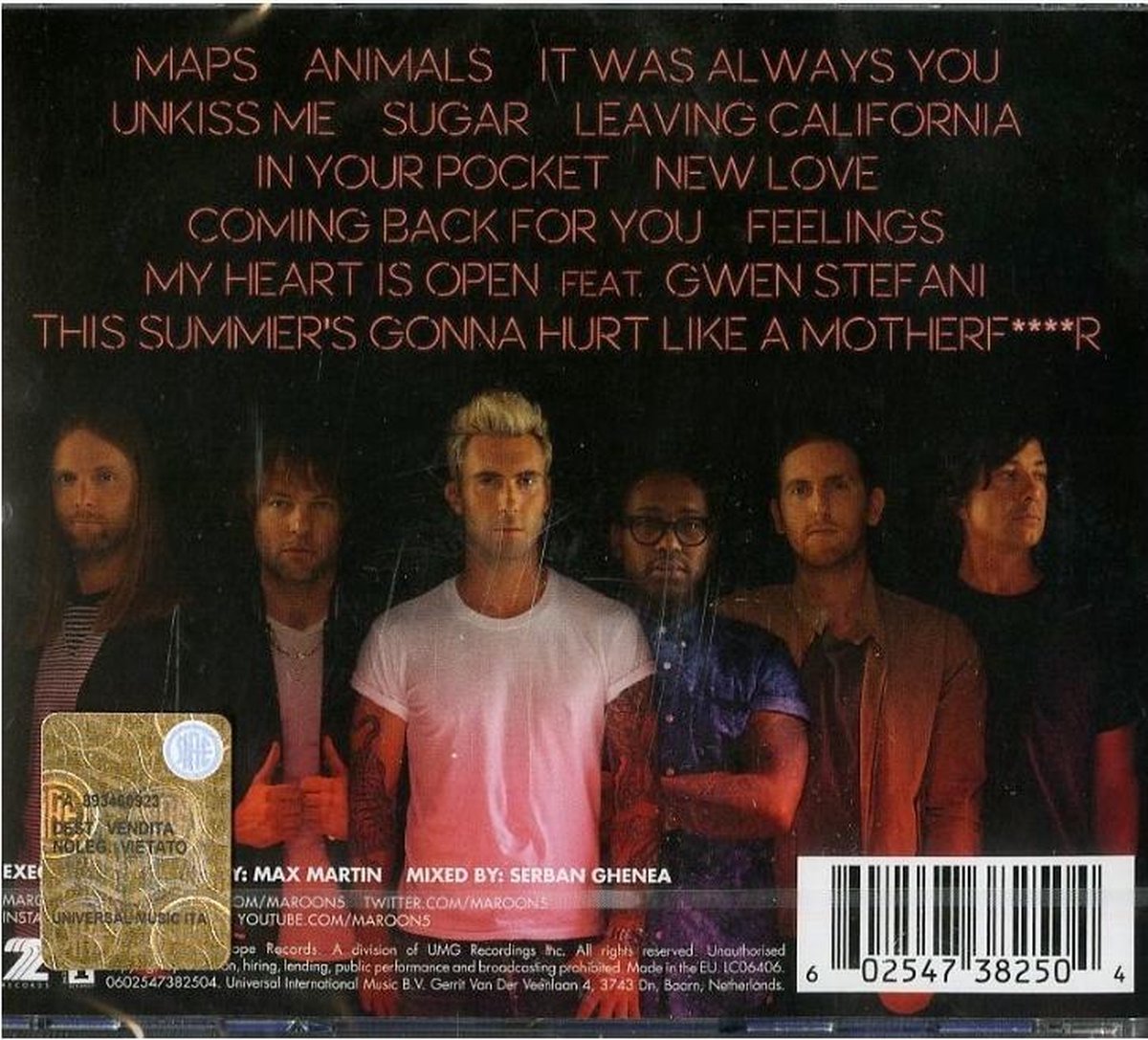 Maroon 5 - V (CD) (New Version), Maroon 5 | CD (album) | Muziek | bol