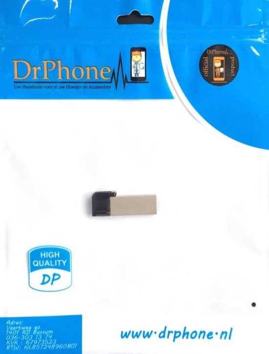DrPhone DM Series USB naar Micro USB HUB - Mini USB-Stick Kaartlezer ...