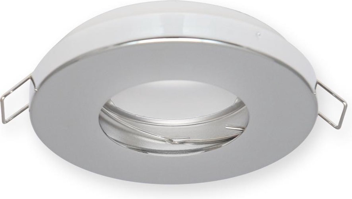 Spot encastré, rond, étanche IP44, chrome, GU10 | bol.com