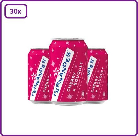 30x Fernandes Cherry bouquet 330ml | bol.com