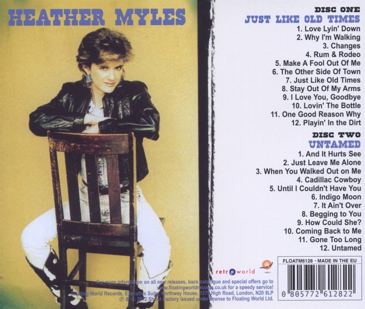 Just Like Old Times / Untamed, Heather Myles | CD (album) | Muziek ...