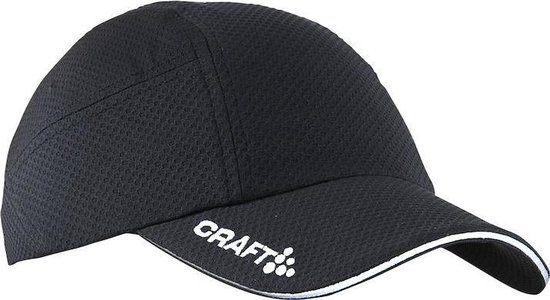 Craft Run Cap Sportcap Unisex - Black | bol.com