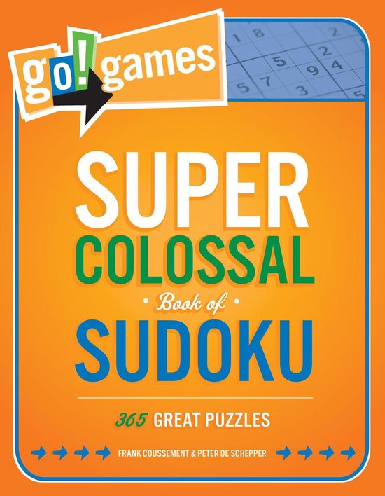 Super Colossal Book of Sudoku, Peter De Schepper | 9781623540012 ...
