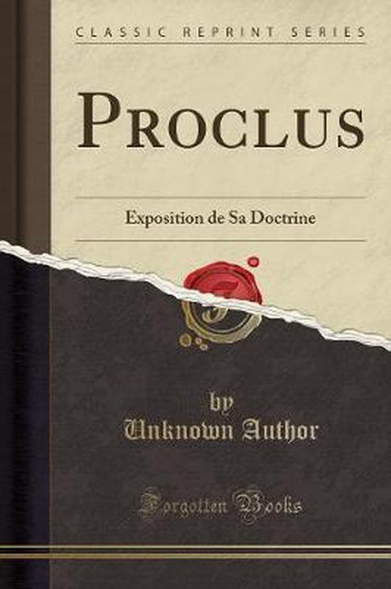 Proclus | 9781332529483 | UNKNOWN AUTHOR | Boeken | bol.com