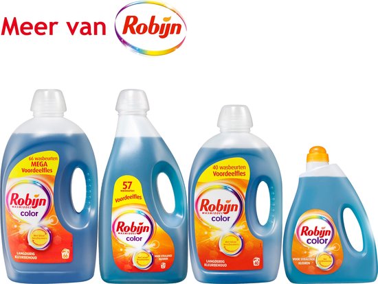 Robijn Color Vloeibaar - 40 wasbeurten - 3 lt - Wasmiddel | bol