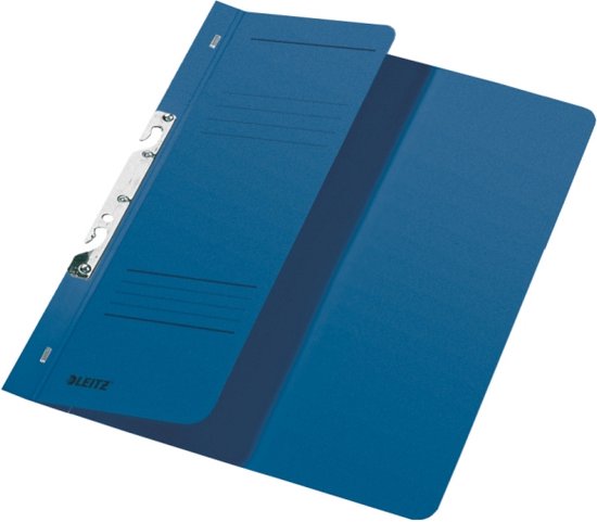 Leitz Cardboard Folder, A4, blue Blauw | bol