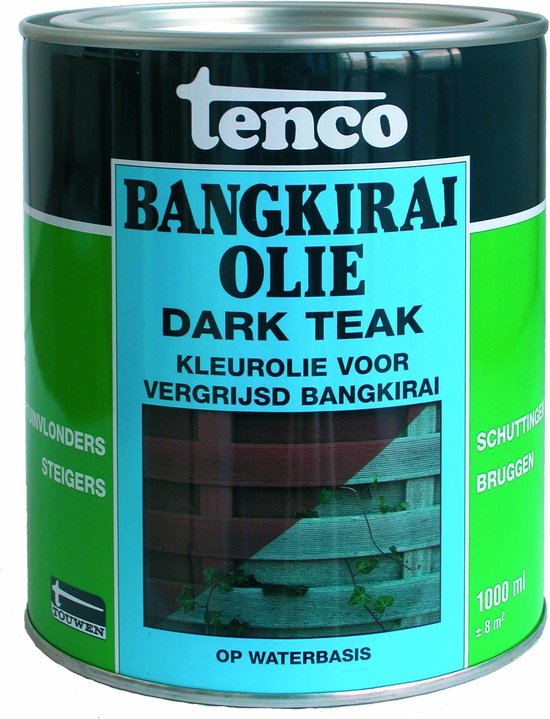 Tenco Bangkirai Oil Dark Teak 1 l | bol.com