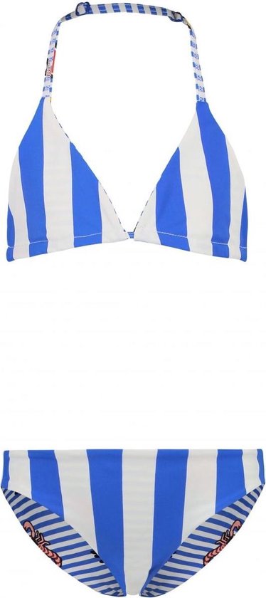 Shiwi Meisjes Triangle Bikini Rockstar - Blauw - Maat 152 | bol.com