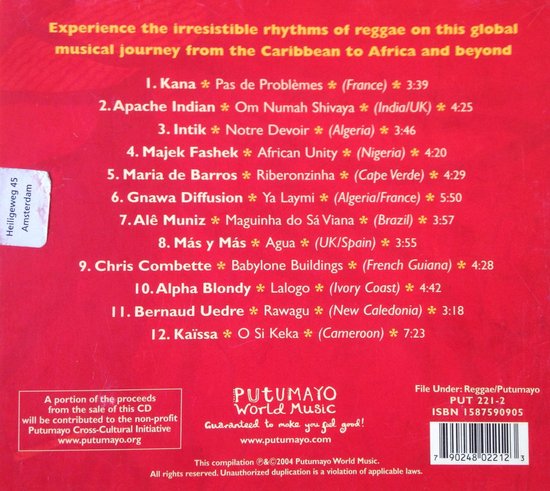 Putumayo Presents: World Reggae, various artists | Muziek | bol
