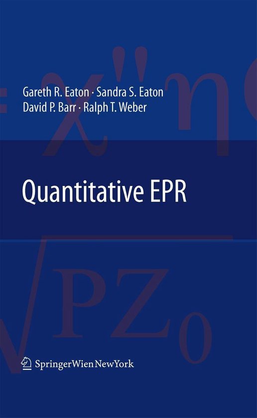 Quantitative EPR (ebook), Gareth R. Eaton | 9783211929483 | Boeken ...