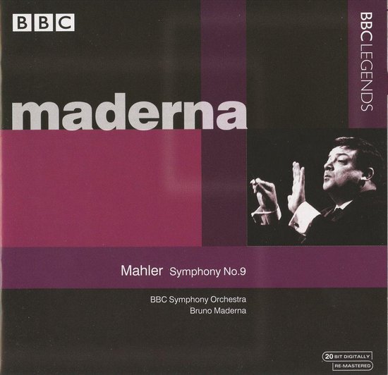 Mahler: Symphony No. 9, Bruno Maderna | CD (album) | Muziek | bol.com
