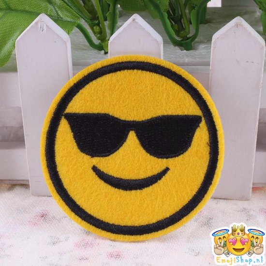 Strijkpatches Emoji sjablonen - Voor op kleding - Smileys | bol