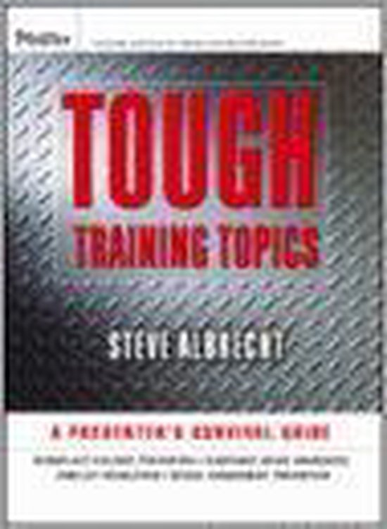 Tough Training And Hr Topics, Steve Albrecht | 9780787977962 | Boeken ...