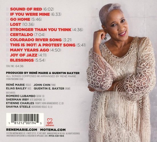René Marie - Sound Of Red (CD), Rene Marie | CD (album) | Muziek | bol