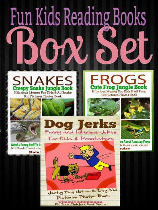 Fun Kids Reading Books Box Set: SNAKES: Creepy Snake Jungle Book ...