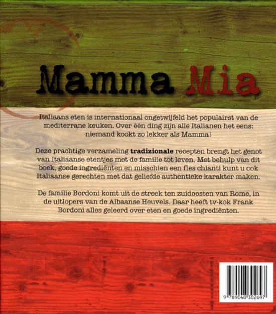 Mamma Mia, Frank Bordoni | 9789048302697 | Boeken | bol