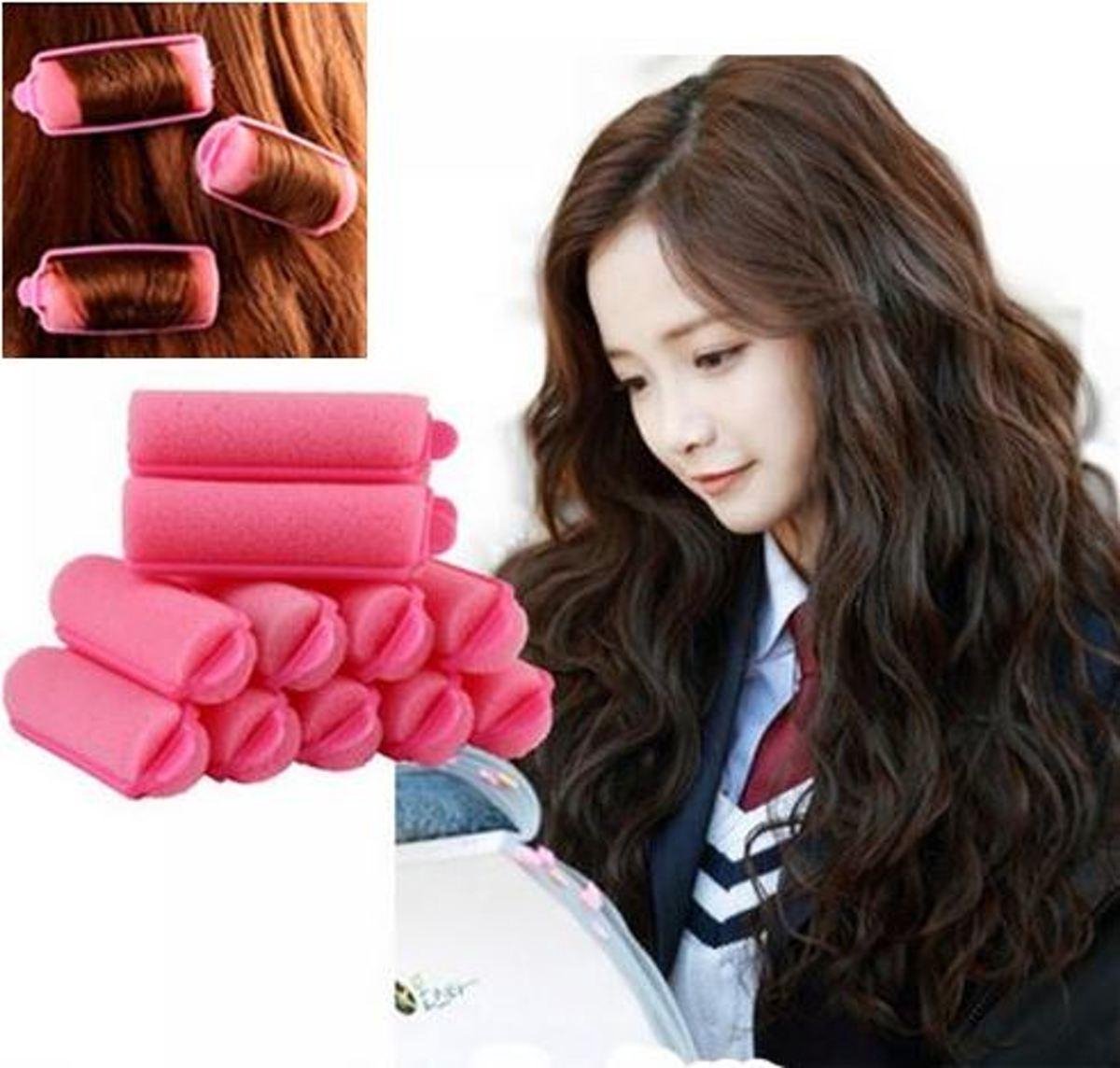 Soft Foam Papillot Softsticks 12 delige set Haarkrullerset - Foam ...