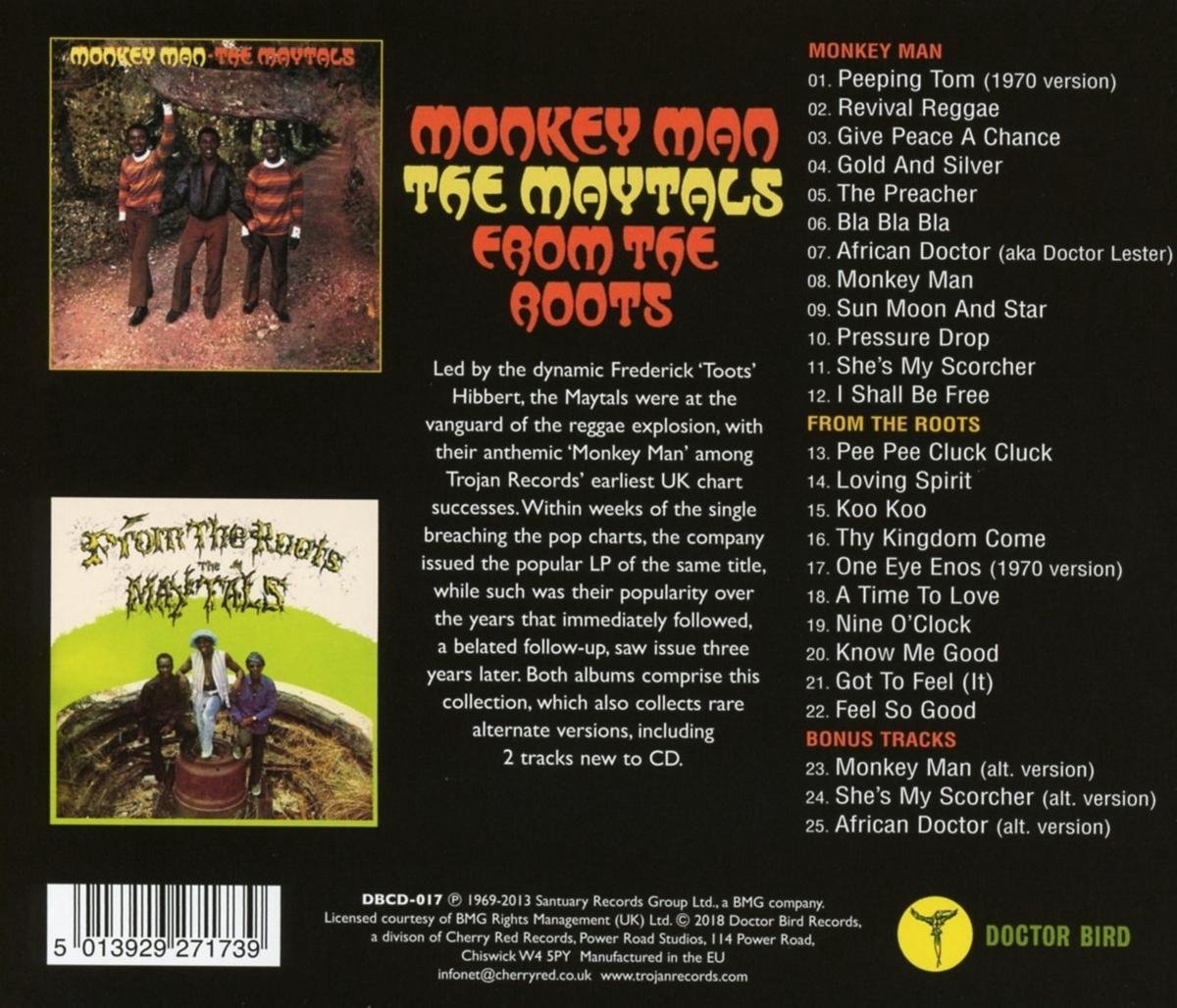 Monkey Man / From The Roots: 2 On 1 Expanded Edition, Toots & The ...