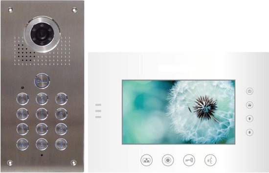 Futuro Video Intercom inbouw buitenunit met codepaneel | bol.com
