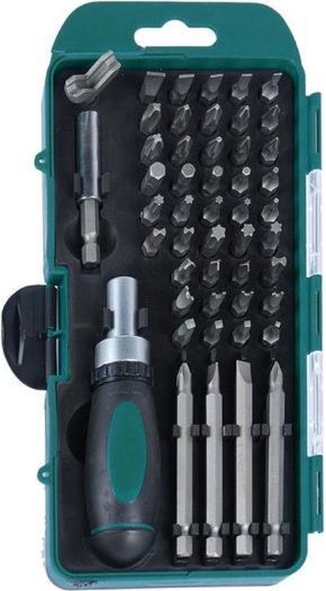 Bitset (49 delig) in cassette | bol.com