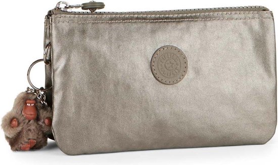 Kipling Creativity L - Portemonnee - Metallic Pewter | bol.com