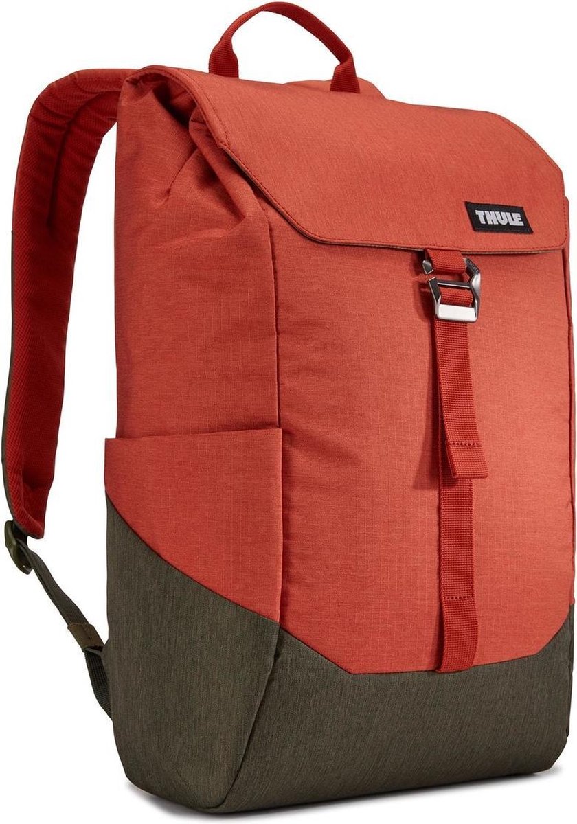 Thule Lithos Backpack 16L - Laptop Rugzak 14 inch - Rood | bol.com