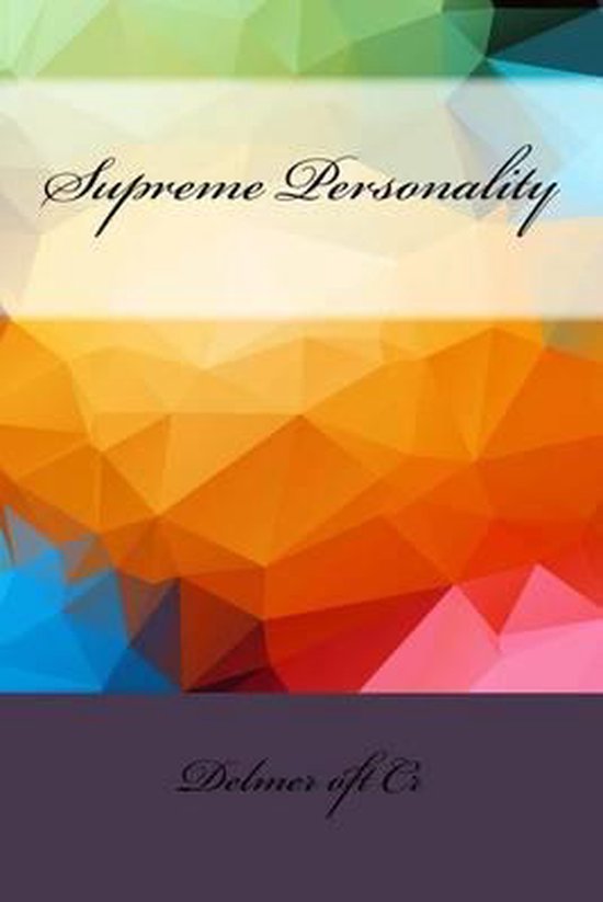 Supreme Personality 9781534835795 Delmer Oft Eugene Cr Boeken