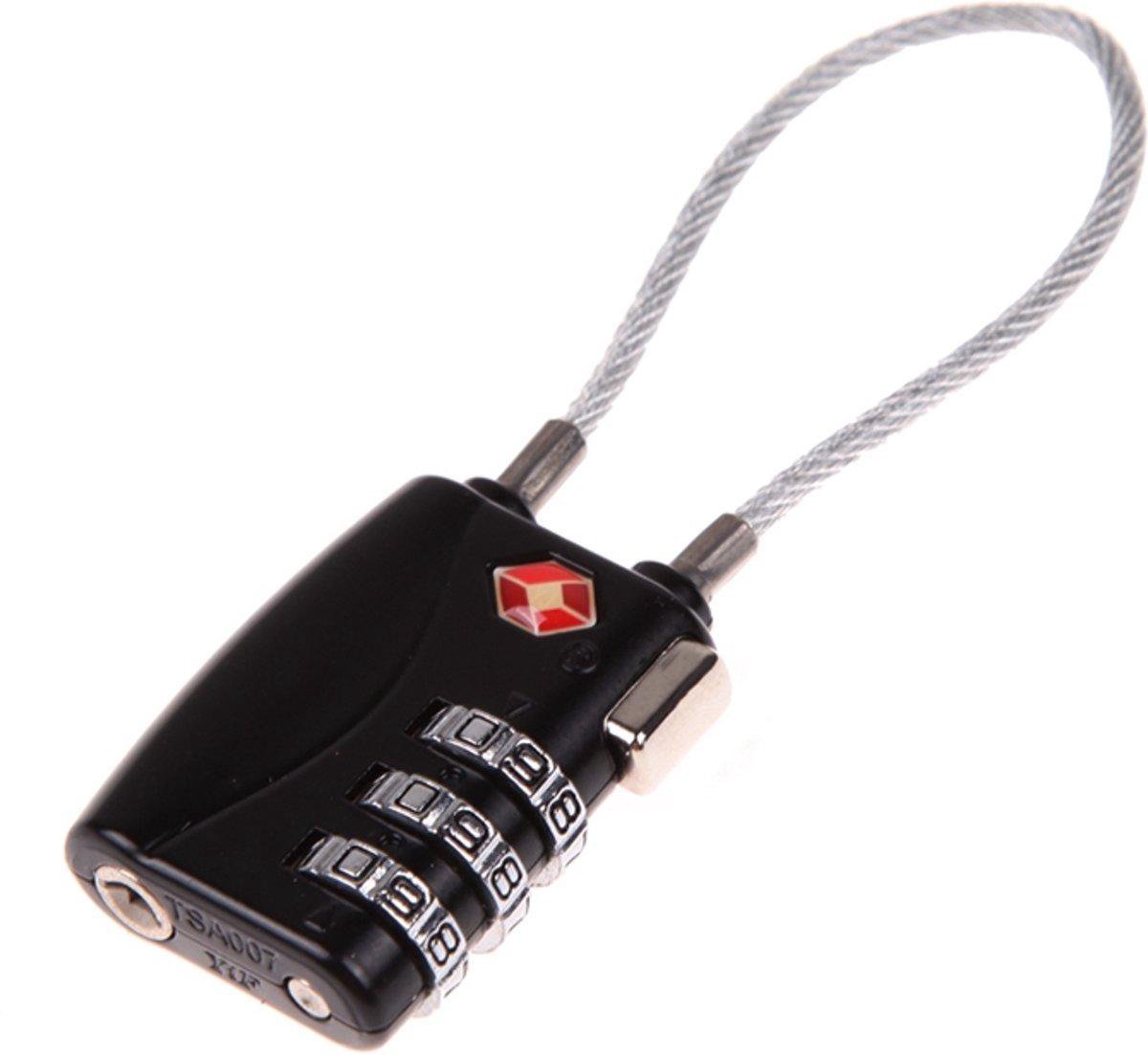 TSA Kofferslot 3 Cijferig - Reisslot – Reis Cijferslot – Cijferhangslot ...