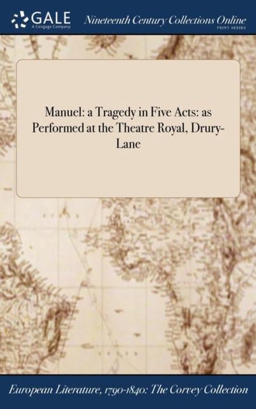 Manuel A Tragedy In Five Acts Anonymous 9781375089876 Boeken