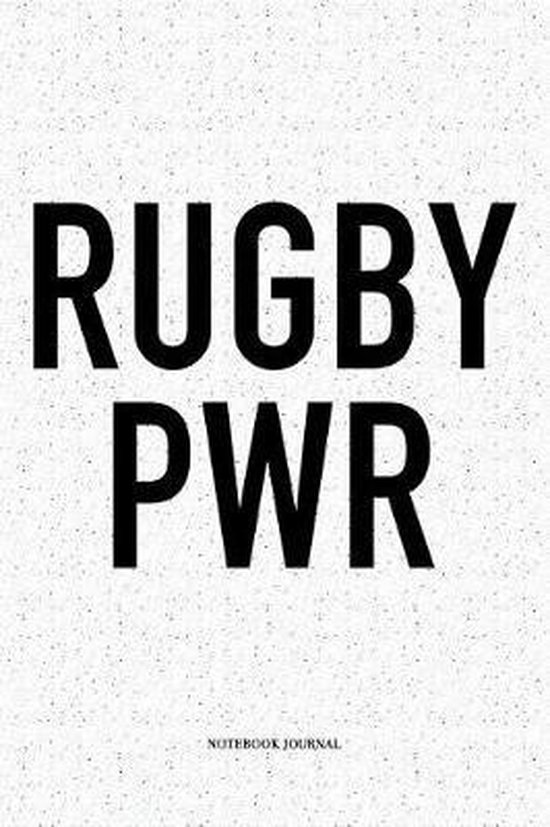 Rugby PWR, Hashtagswag Sport Journals | 9781098657581 | Boeken | bol