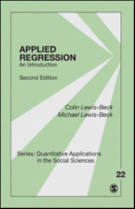 Applied Regression: An Introduction | 9781483381473 | Lewis-Beck | Boeken | bol.com