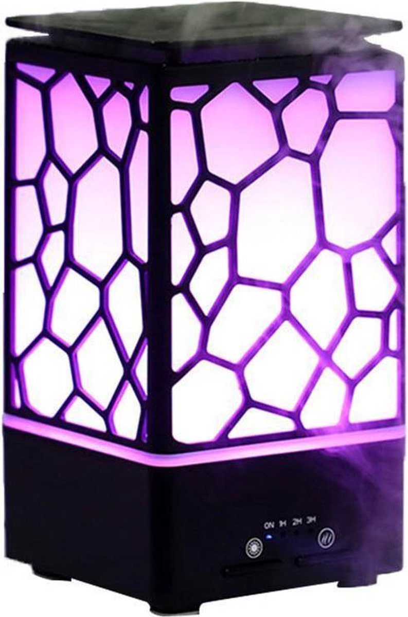 Aroma Diffuser / Luchtbevochtiger - Verschillende Kleuren LED Licht - Etherische Olie... | bol.com