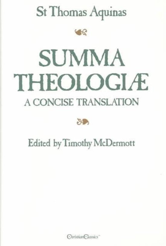 Summa Theologiae | 9780870612114 | T.A. St | Boeken | bol.com