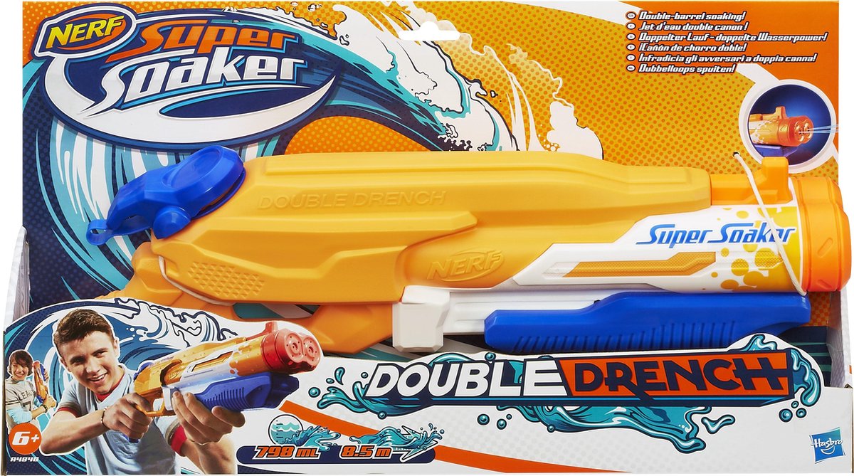 NERF Super Soaker Double Drench - Waterpistool | bol