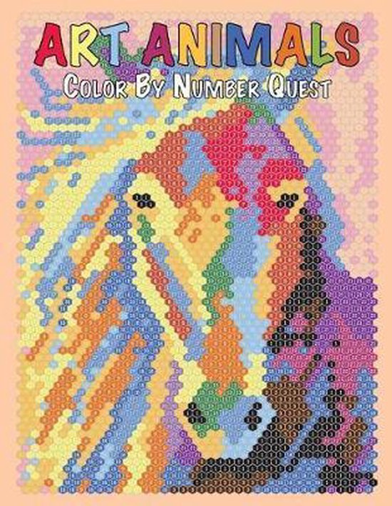ART ANIMALS Color By Number Quest, Sunlife Drawing | 9781792672170 ...