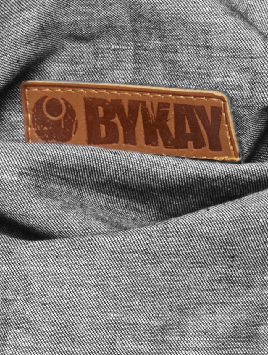 ByKay - Draagzak - Mei Tai Deluxe - Denim Black - organic Cotton/Linnen ...